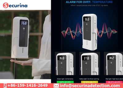 China ABS Shell Portable Body Temperature Detection overhandigt de Post van de Desinfecterend middeldesinfectie met het Digitale LEIDENE Scherm Te koop