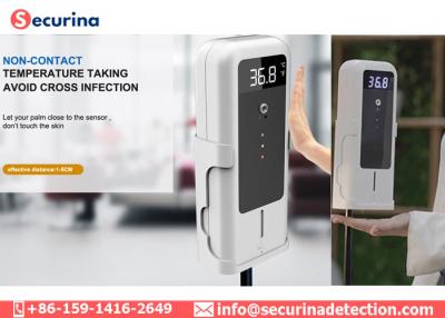 China 3W het contact Thermomter van de machtsconsumptie niet en Automatische Desinfecterend middelautomaat voor het Verhinderen van covid-19 Te koop