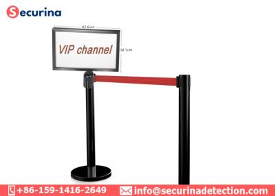 China Quadro de aço inoxidável do suporte do sinal de Polo do poste de A3 A4 para a informação de propaganda à venda