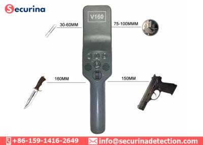 Cina Metal detector tenuto in mano V160 di sensibilità 4 dell'analizzatore portatile livellato del corpo in vendita