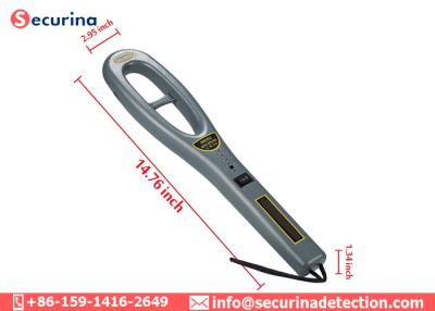 Cina Metal detector tenuto in mano della bacchetta della mano delle bacchette 22KhZ di sicurezza del FCC 220mW in vendita