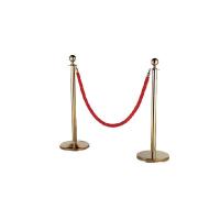China Traffic Retractable Security Bollards Safety Queue Barrier Polish Brush Titanium Crowd for sale