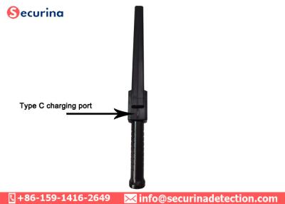Cina Allarme intelligente della barra luminosa di colore dell'analizzatore tenuto in mano nero LED dei metal detectori in vendita