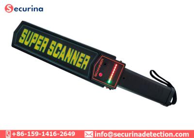 Cina Alimentazione a batteria tenuta in mano della bacchetta 9V del metal detector di sicurezza con la luce allarmante del LED in vendita