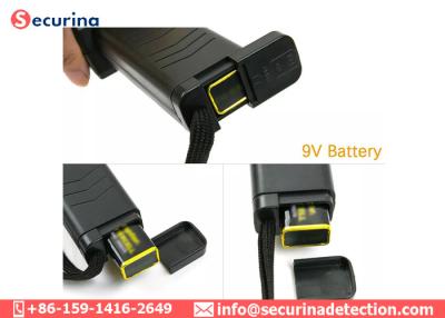 Cina rivelatori tenuti in mano della batteria 9V, metal detector magnetico con l'allarme sano di vibrazione leggera in vendita