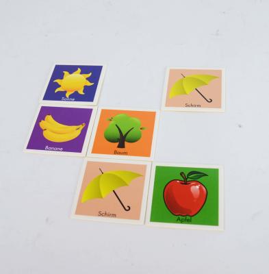 Cina Bambini Carta Flash Card didattici Flash Card personalizzati di apprendimento precoce in vendita