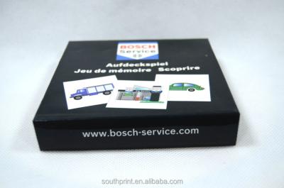 Cina Disegni personalizzati Automobili di trasporto Memorie didattiche Cartoline da gioco per giovani e bambini in dimensioni personalizzate in vendita