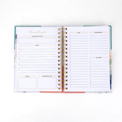 China Gepersonaliseerd logo A5 Budget Undated Agenda Planner voor strategische planning Te koop