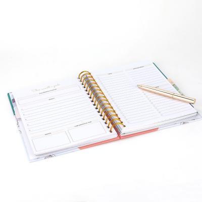 China Gepersonaliseerd logo A5 Budget Undated Agenda Planner voor strategische planning Te koop