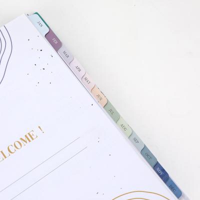 China Gepersonaliseerd logo A5 Budget Undated Agenda Planner voor strategische planning Te koop