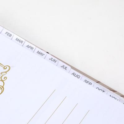 China Custom Printed Notebook Planner Refill A5 Daily Monthly Planner Hard Cover Various Size for sale