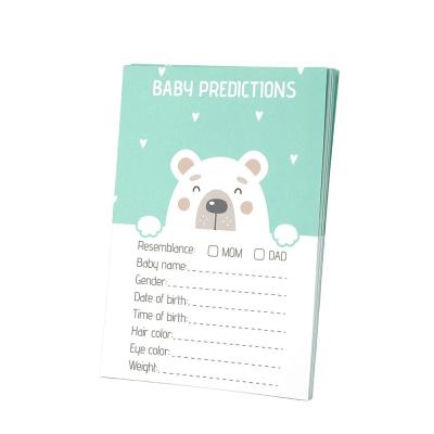 Cina Stampa offset CMYK Previsioni e biglietti consigli Gioco di doccia per bambini personalizzato per genitori in vendita