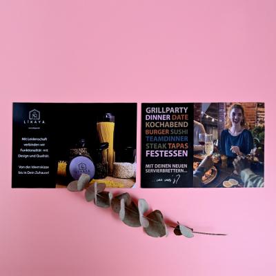 China Custom Printing Business Card UV and Offest Printing Thank You Card For Small Business for sale