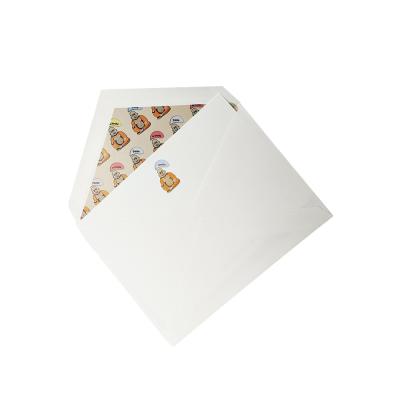 Custom Printing Small Size White Vintage Kraft Paper Envelopes for Thank You Card