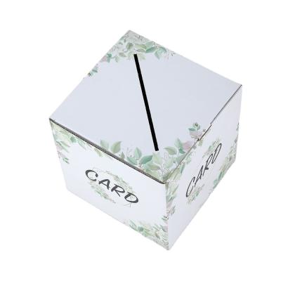 China CMYK Pantone Colour Printing Custom Floral Money Box Card Box Holder for Gift Craft for sale