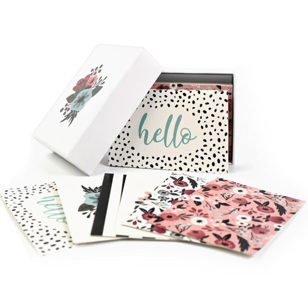 Quality Custom Printing Flora Thank You Cards with Box UV and Offset Printing Film for sale