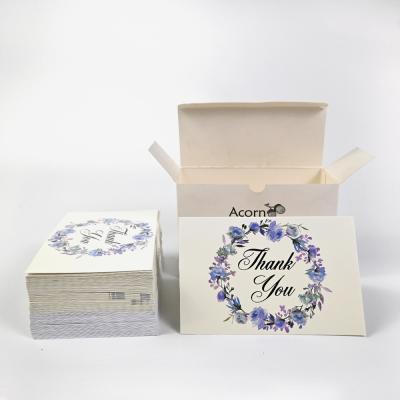 Cina Disegno personalizzato di una carta di auguri stampata con fiori con buste e buste in vendita
