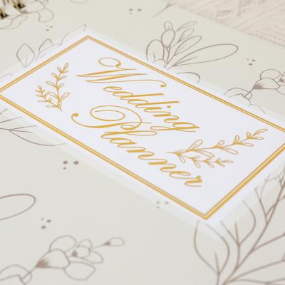 Cina Giornaliere personalizzato in A4 A5 carta a spirale quaderni giornaliere wedding planner per donne in vendita
