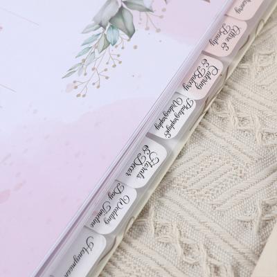 Cina Giornaliere personalizzato in A4 A5 carta a spirale quaderni giornaliere wedding planner per donne in vendita