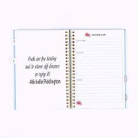 China Pocket Size Diary Schedule Planner Notebook Bleed Free Spiral Binding for sale