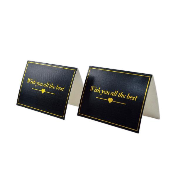 Quality ISO9001 Certified Cardboard Paper Thank You Cards Custom Printing With Kraft for sale