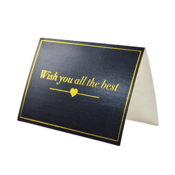 Quality ISO9001 Certified Cardboard Paper Thank You Cards Custom Printing With Kraft for sale