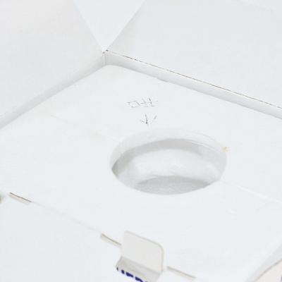 China Custom Logo Printed Electrical Products Packaging Box with Handle and Folders for sale