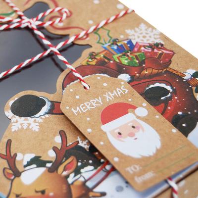 China Clear Window Wedding Kraft Box Cookie Packaging Paper Box With Foldable Art Paper Type for sale