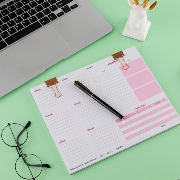 Quality Offset Printing Custom Durable Softring Binding Weekly Planners and Notebooks 50 for sale