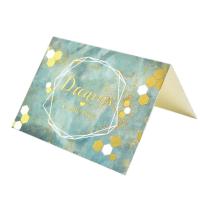 Quality Custom Paper Folded Wedding Thank You Cards Invitation Greeting Cards With for sale