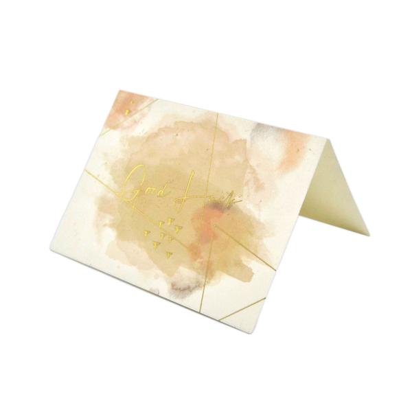Quality Custom Paper Folded Wedding Thank You Cards Invitation Greeting Cards With for sale