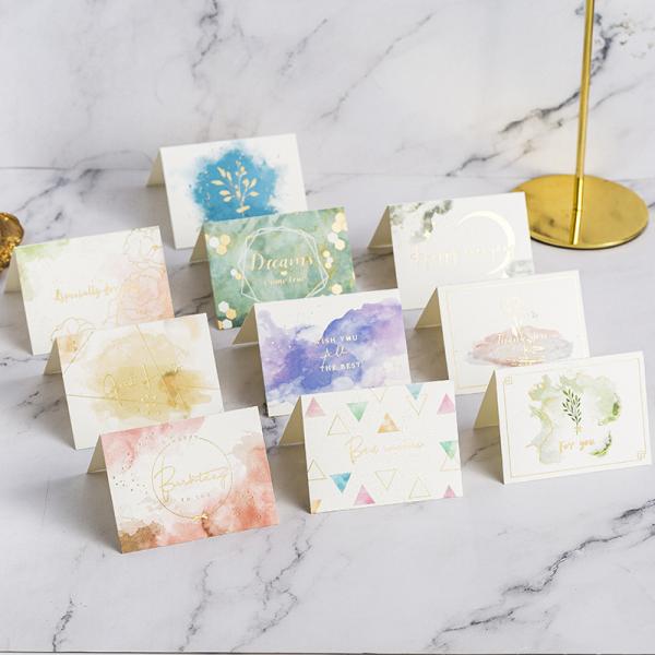 Quality Custom Paper Folded Wedding Thank You Cards Invitation Greeting Cards With for sale