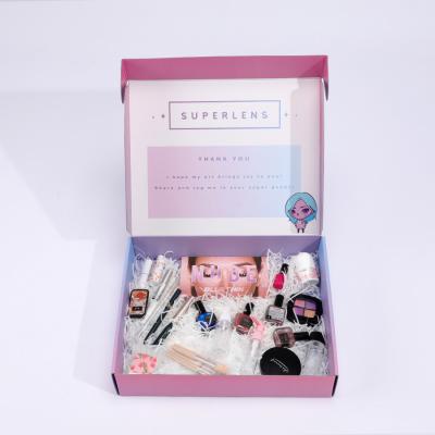 China Reusable Cardboard Mailer Box for Skincare and Cosmetic Subscription Product Shipping for sale