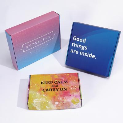 China Embossing Printing Handling Eco-Friendly Custom Logo Mailer Box for Durable Packaging for sale