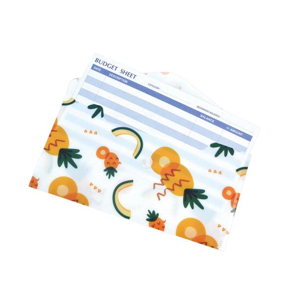 Quality Customized Logo Printed Plastic Self Seal Gummed Cash Envelope for Budget for sale