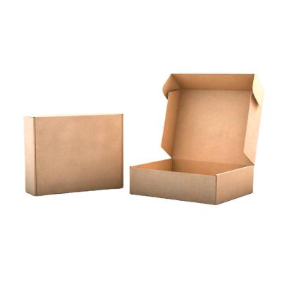 China Custom Order Accepted Brown Kraft Carton Box for Small Item Packaging and Shipping for sale