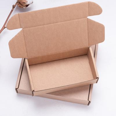 China Custom Order Accepted Brown Kraft Carton Box for Small Item Packaging and Shipping for sale