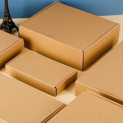China Custom Order Accepted Brown Kraft Carton Box for Small Item Packaging and Shipping for sale
