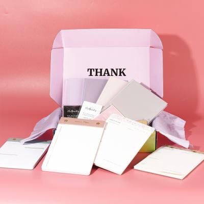 China Retail Stand Box Custom Logo Corrugated Paper Cardboard Packaging Mailer for Notebook for sale