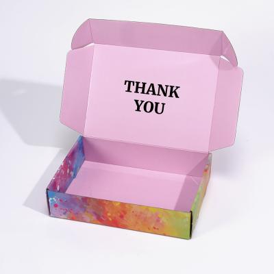 China Recyclable Custom Logo Corrugated Mailer Box for Monthly Subscription Stationery Gifts for sale