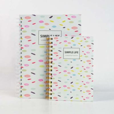 Cina Stile a spirale Agenda Organizzatore Pianificatore Notebook Cartellone di chip Tasca Dimensioni personalizzate in vendita