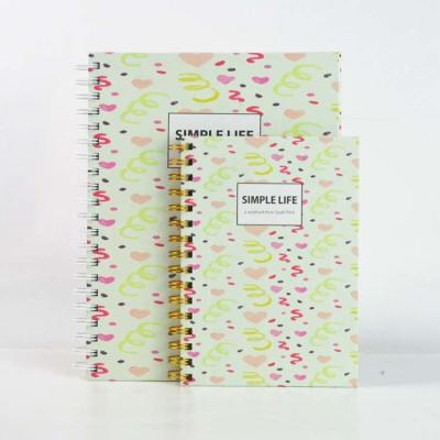Cina Stile a spirale Agenda Organizzatore Pianificatore Notebook Cartellone di chip Tasca Dimensioni personalizzate in vendita