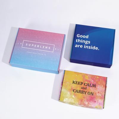 Cina Scatole di spedizione rosa Business Piccole scatole di cartone corrugate per la posta per imballaggio Scatole regalo in vendita