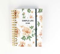 China Horizontal Layout Monthly Planner Journal for sale