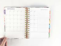 China Horizontal Layout Monthly Planner Journal for sale