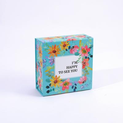 China Custom Design Printing Foldable Luxury Magnetic Closure Gift Box With Ribbon Custom Logo for sale