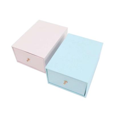 China Custom Logo BRACELETS Packaging Slide Drawer Paper Box with Customized Die Cut Design for sale