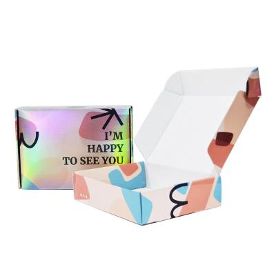 China Retail Stand Box Private Label Colorful Shipping Mailer Box for Beauty Subscription for sale