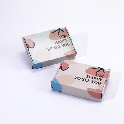 China Custom Order Accepted E-commerce Paper Box Packaging with Paper Card and Tissue Paper for sale