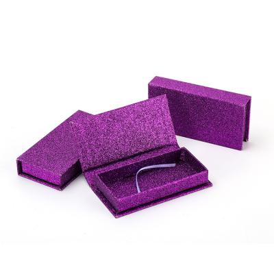 China Custom Order Accepted Glitter False Eyelash Packaging Lash Box in CMYK Pantone Colour for sale